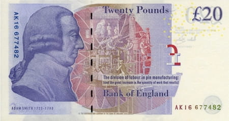 ANGLIA Banknot 20 Funtów / 2007 r. Warszawa, Sklep Numizmatyczny ...